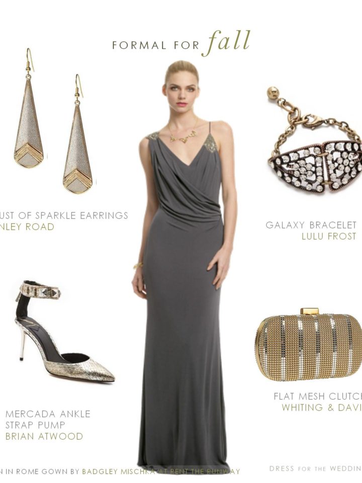 Gray Wedding Attire Ideas - Dress for the Wedding
