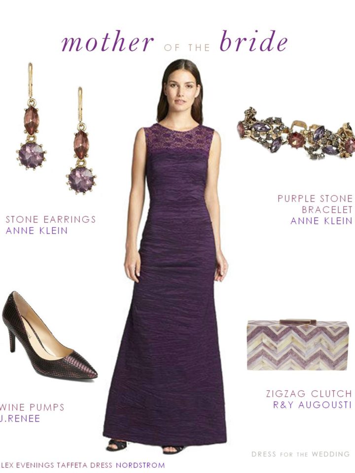 Purple Wedding Attire Ideas - Dress for the Wedding