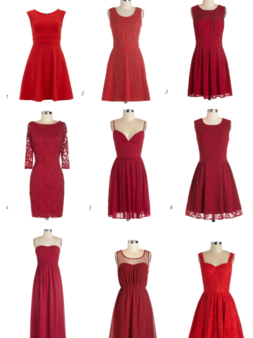 Red Wedding Attire and Outfit Ideas | Dress for the Wedding