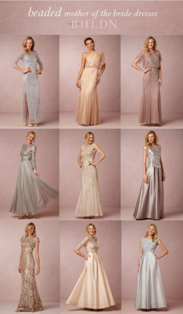 Beaded Dresses for the Mother of the Bride