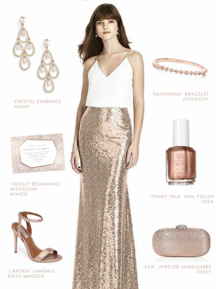 Rose Gold Wedding Attire - Dress for the Wedding