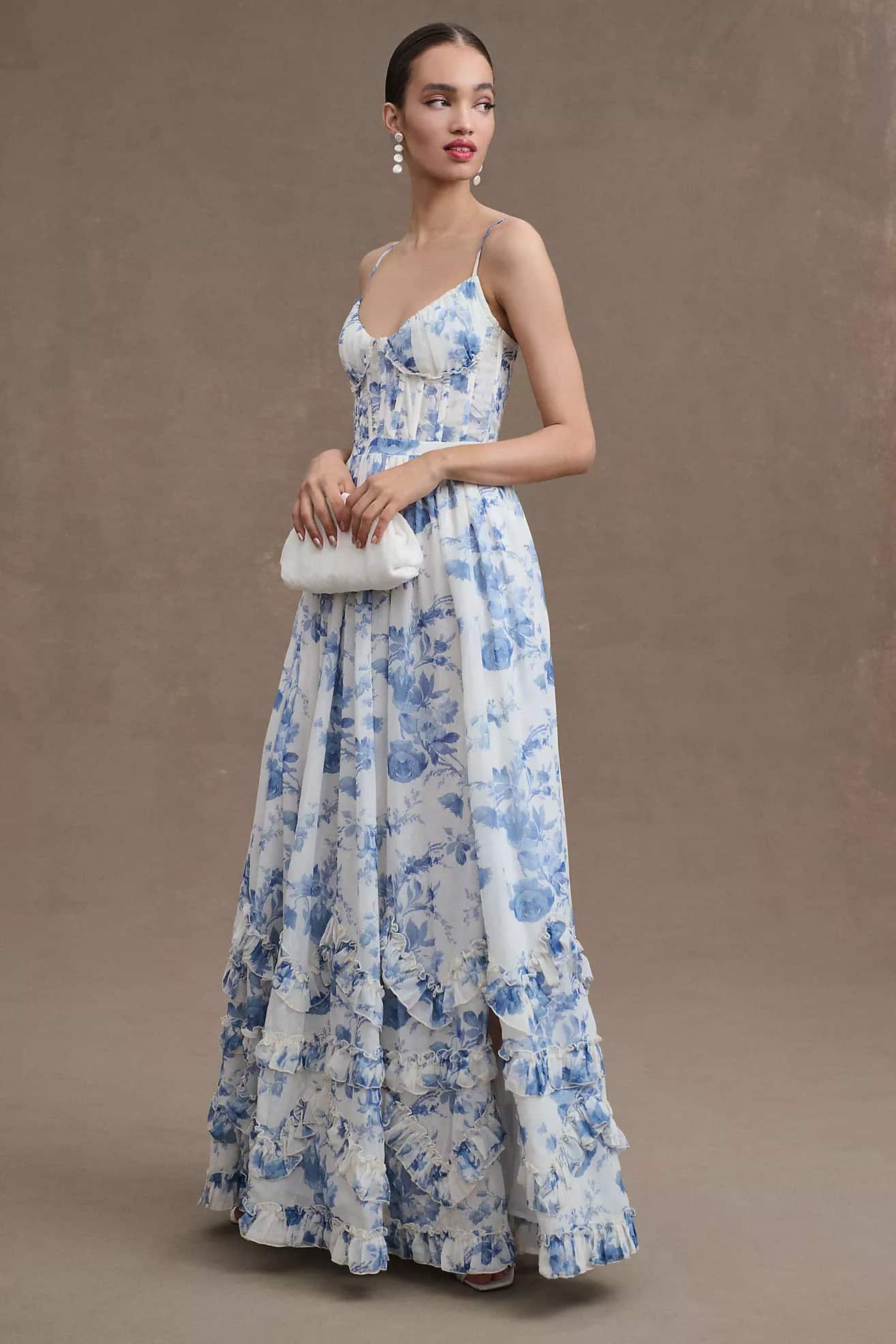 The Best Blue Floral Print Bridesmaid Dresses for Your Wedding - Dress ...