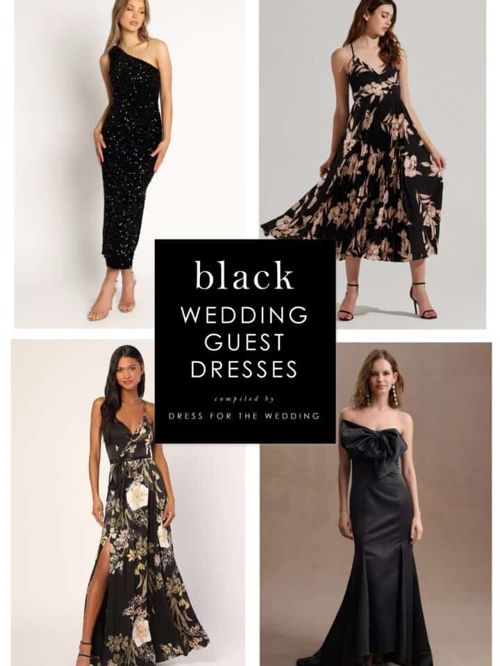 Black Wedding Attire Ideas - Dress for the Wedding