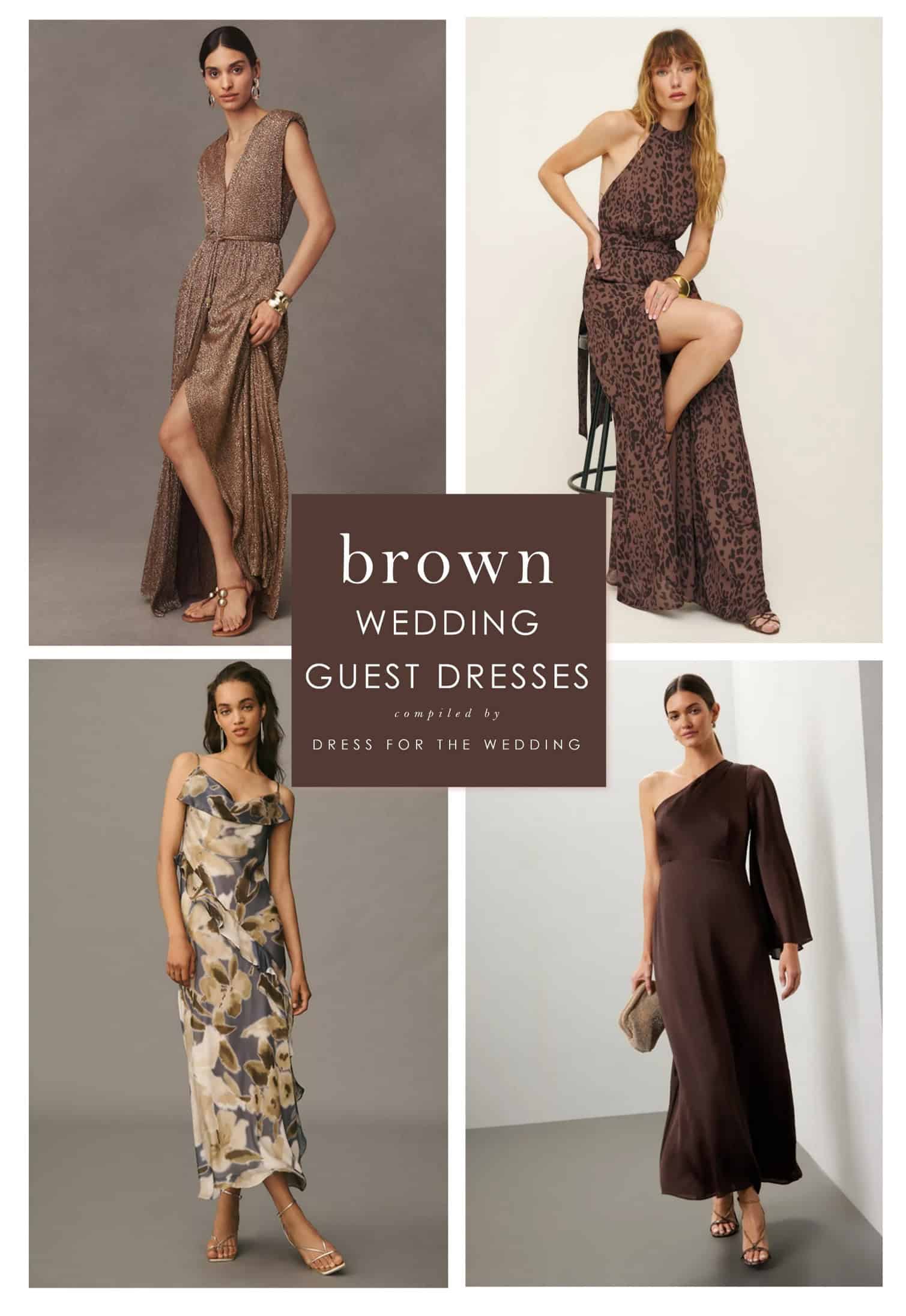 Brown Wedding Guest Dresses - Dress for the Wedding